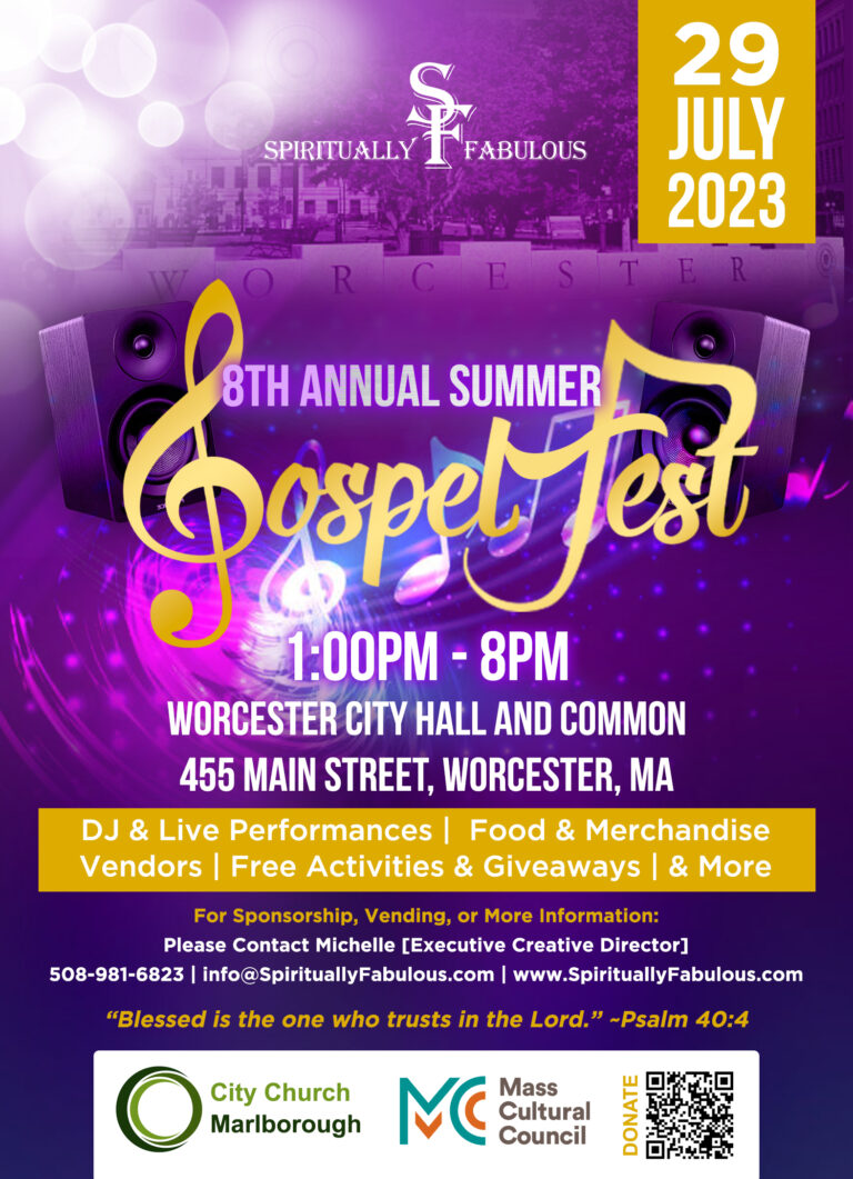 8th Annual Summer Gospel Fest - Downtown Worcester