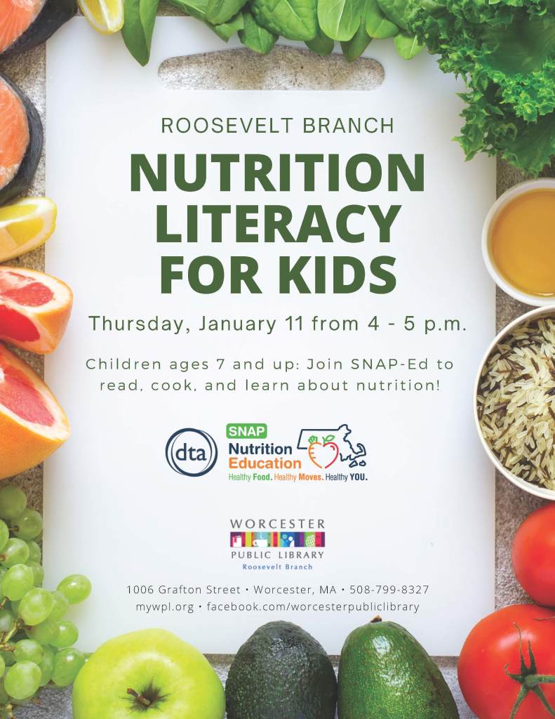Nutrition Literacy for Kids - Downtown Worcester