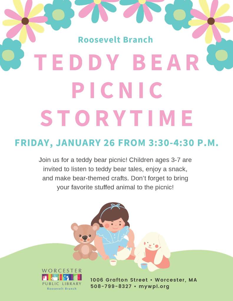 Teddy Bear Picnic Storytime - Downtown Worcester