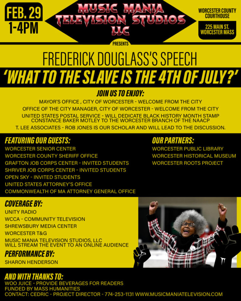 FREDERICK DOUGLASS - 'WHAT TO THE SLAVE IS THE 4TH OF JULY?' - BLACK ...