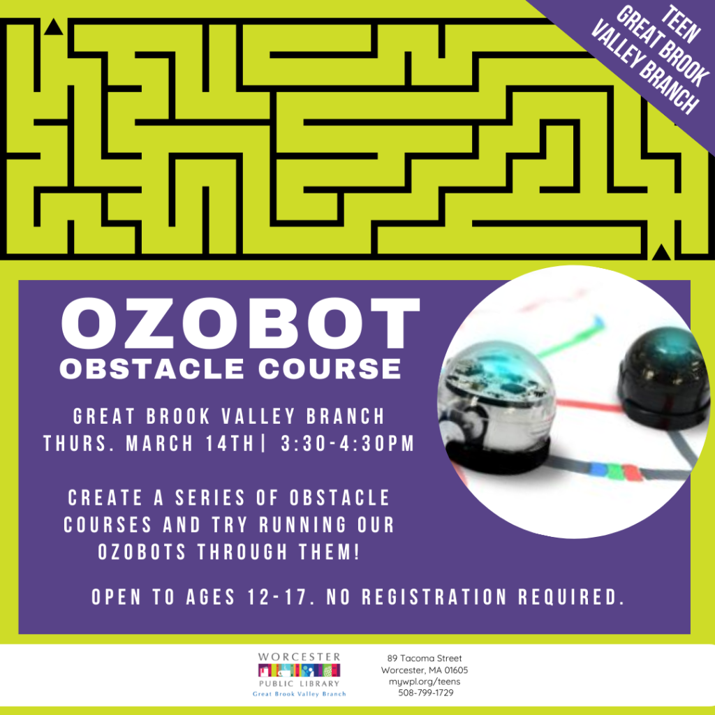 Gameplay Thursdays - OZObot Obstacle Course - Downtown Worcester