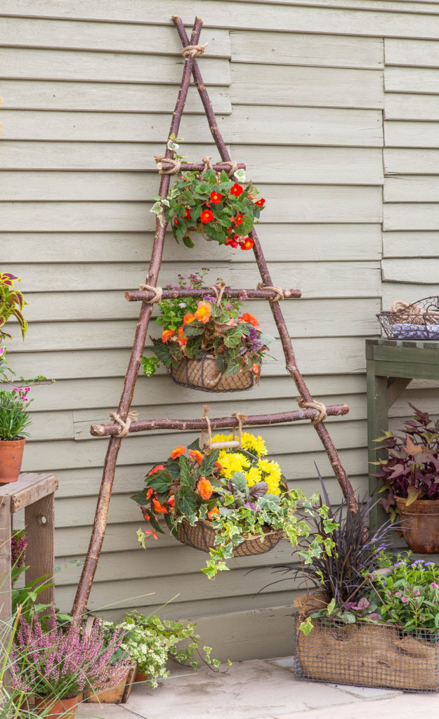 Flower Ladder - Downtown Worcester